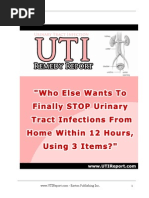 UTI Prevention and Management Guide | PDF | Urinary Tract Infection ...