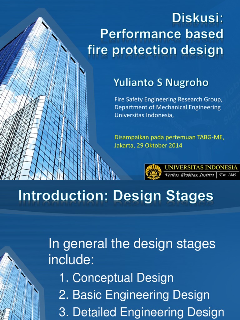 Sharing Performance Based Fire Design Yulianto Oktober 2014 B W | PDF ...