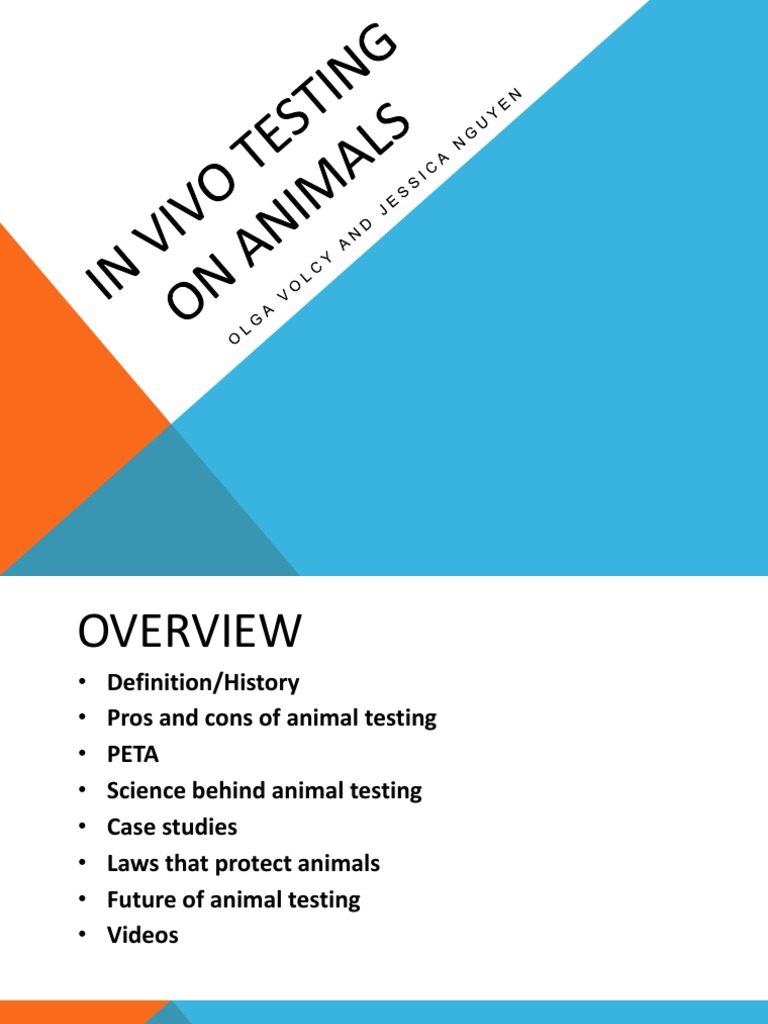 Final Powerpoint Ethics of Animal Testings | PDF | Animal Testing | In ...
