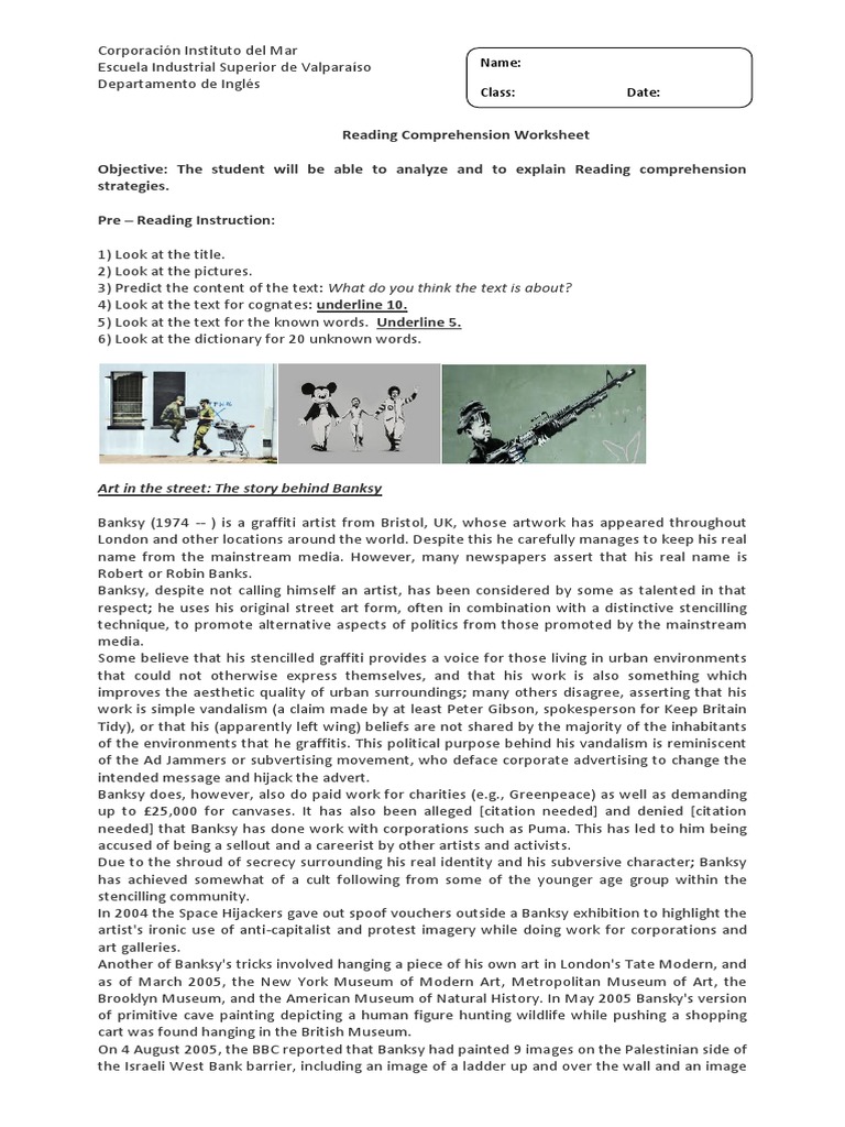 The Story Behind Banksy | PDF | Paintings