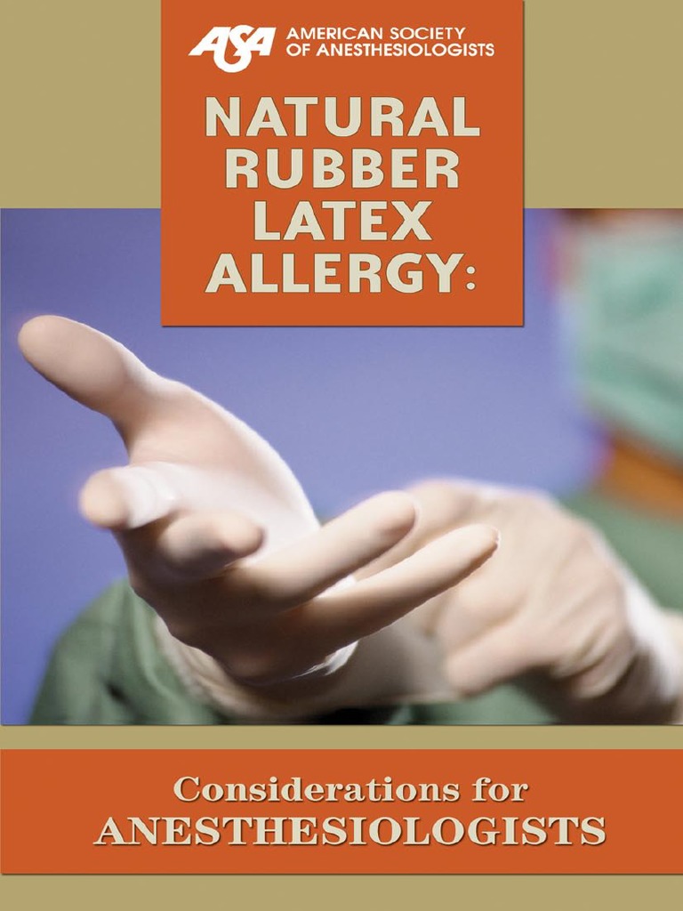 Natural Rubber Latex Allergy | PDF | Allergy | Allergen