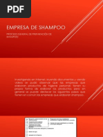Diagrama de Flujo para Elaboración de Shampoo | PDF