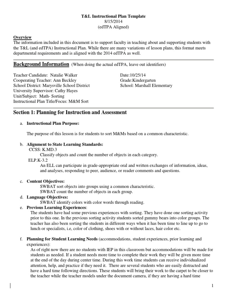 CR Lesson Plan Revision | PDF | Lesson Plan | Educational Assessment