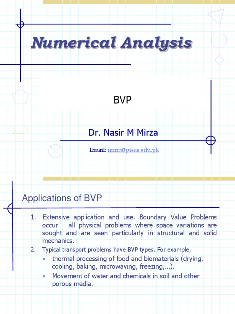 Lecture On BVP | PDF | Boundary Value Problem | Ordinary Differential Equation