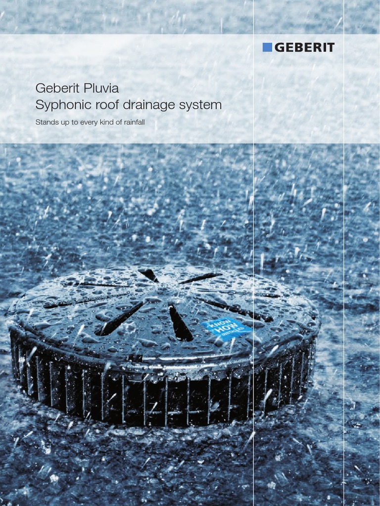Geberit Pluvia | PDF | Drainage | Roof