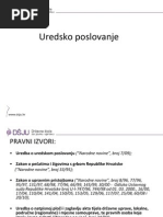 Zakon o Kancelarijskom Poslovanju | PDF