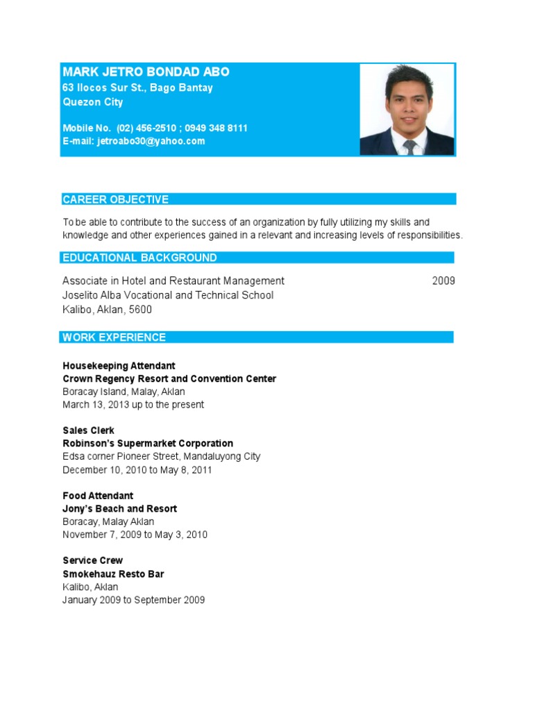 Mark Jetro Bondad Abo | PDF