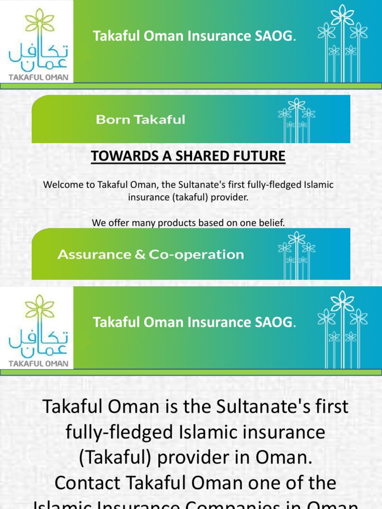 Takaful Oman Insurance | PDF