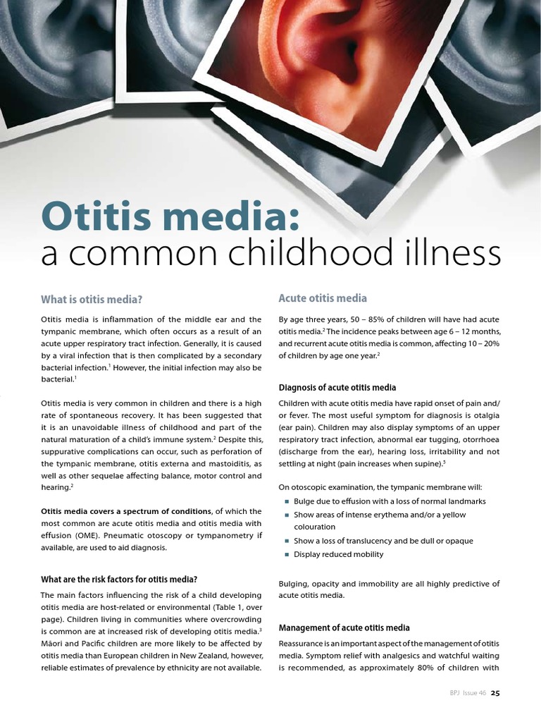 Understanding Otitis Media in Children | PDF | Auditory System ...