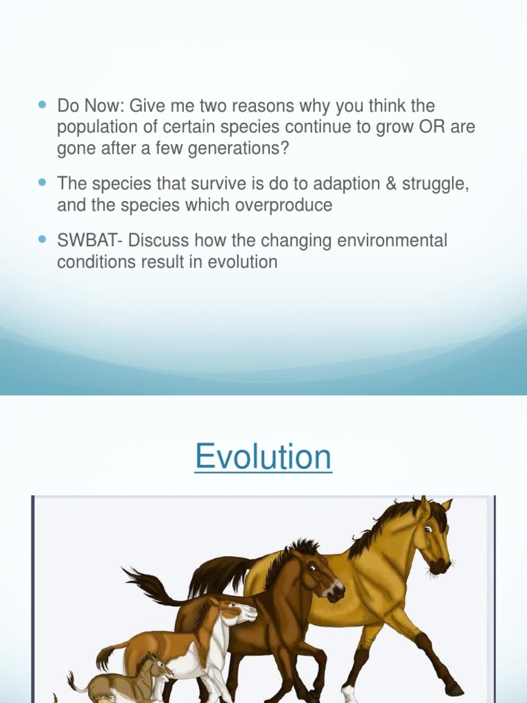Evolution - 8th Grade Science | PDF | Natural Selection | Evolution