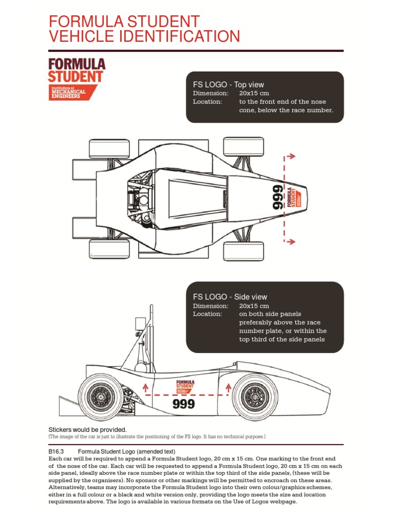 Formula Student Vehicle Identification | PDF
