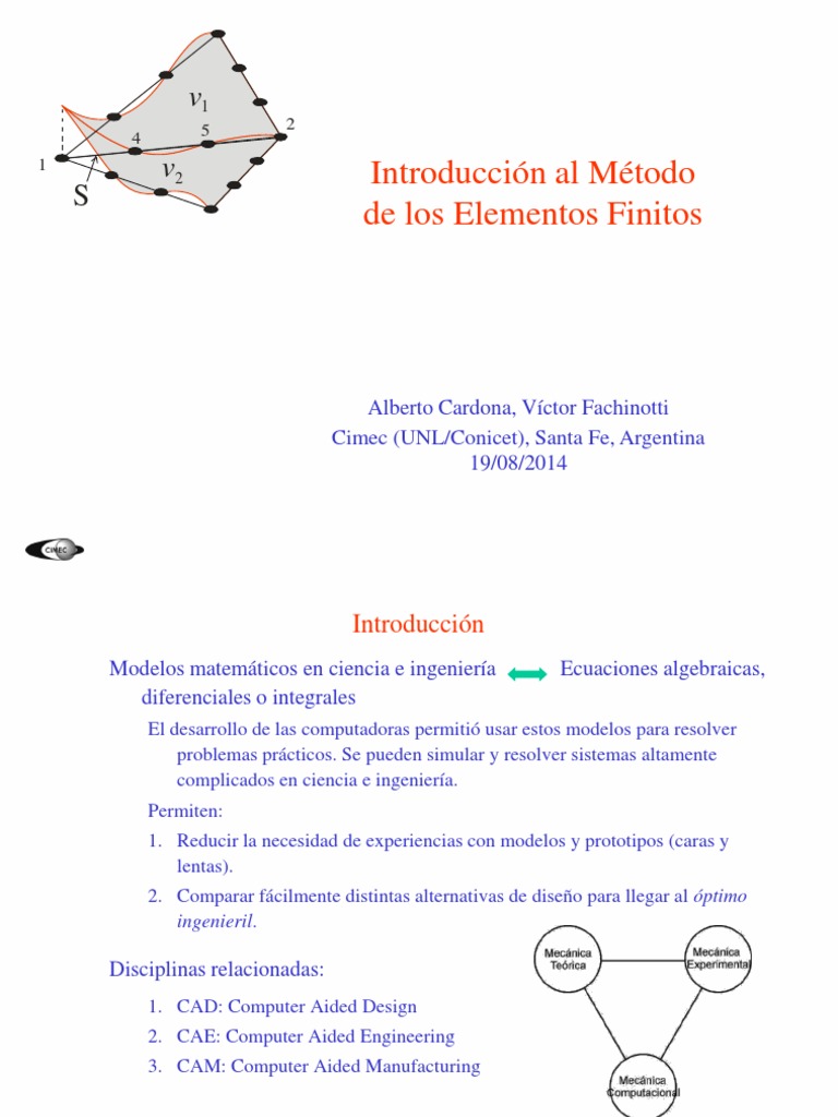 Introduccion Al Metodo de Los Elementos Finitos | PDF | Método de ...