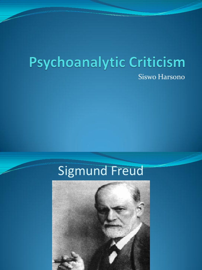 Freudian-criticism.ppt | Id | Sigmund Freud | Free 30-day Trial | Scribd