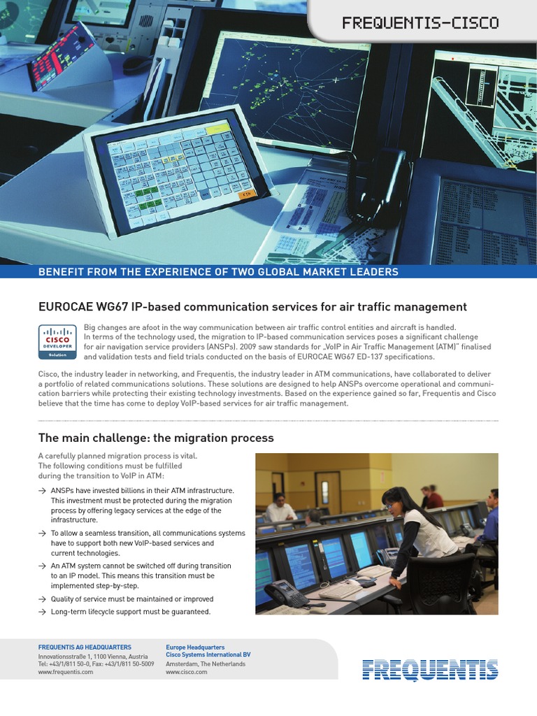 Frequentis CISCO | PDF | Voice Over Ip | Air Traffic Control
