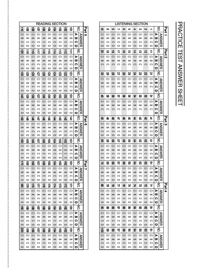 Listening Section Reading Section | PDF | Qualifications | Standardized ...