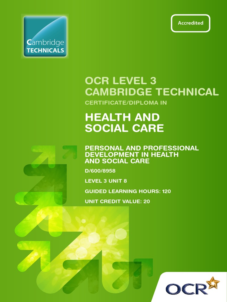 Level 3 Unit 8: Personal Development in HSC | PDF | Educational ...
