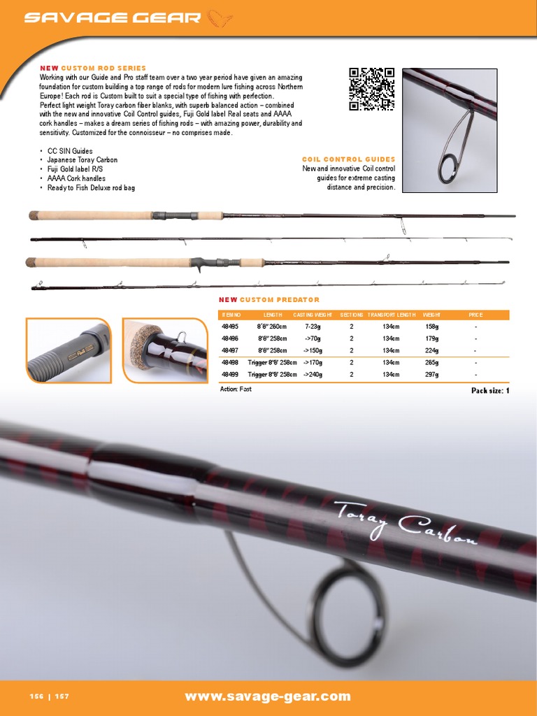 Savage Gear Rods 2015 | PDF | Fishing Rod | Fish