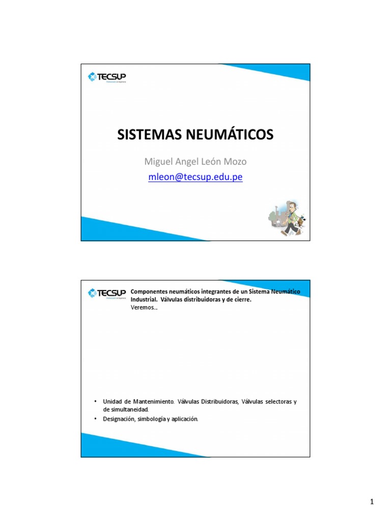 Sesión 03 - Simbología Neumática & Valvulas de Distribución, Selectora ...