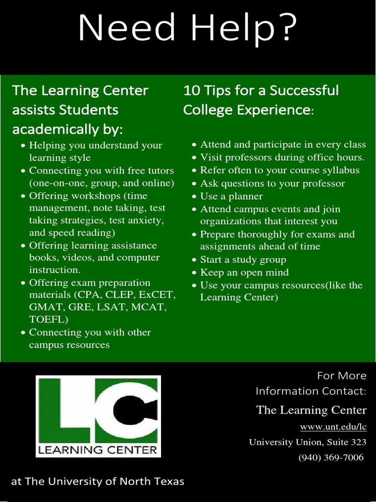 10 Tips for College Success | PDF