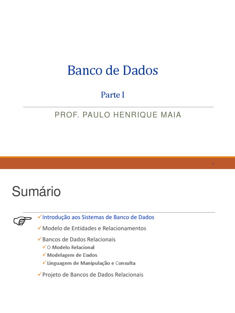 Banco de Dados MER e MR | PDF | Modelo relacional | Bancos de dados