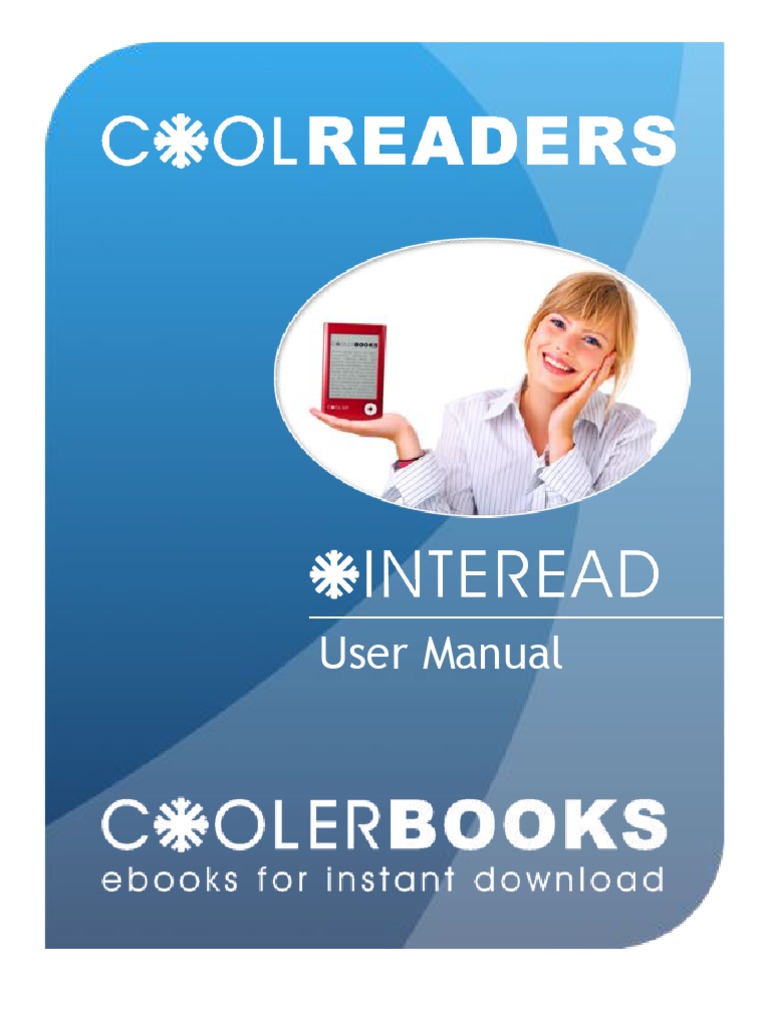 Cool-Er Ebook Reader Manual | PDF | Menu (Computing) | Computer File