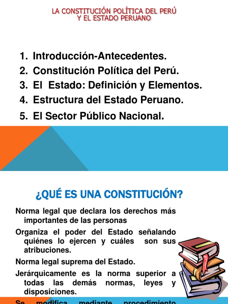 Constituciones Del Peru | Estado (política) | Constitución