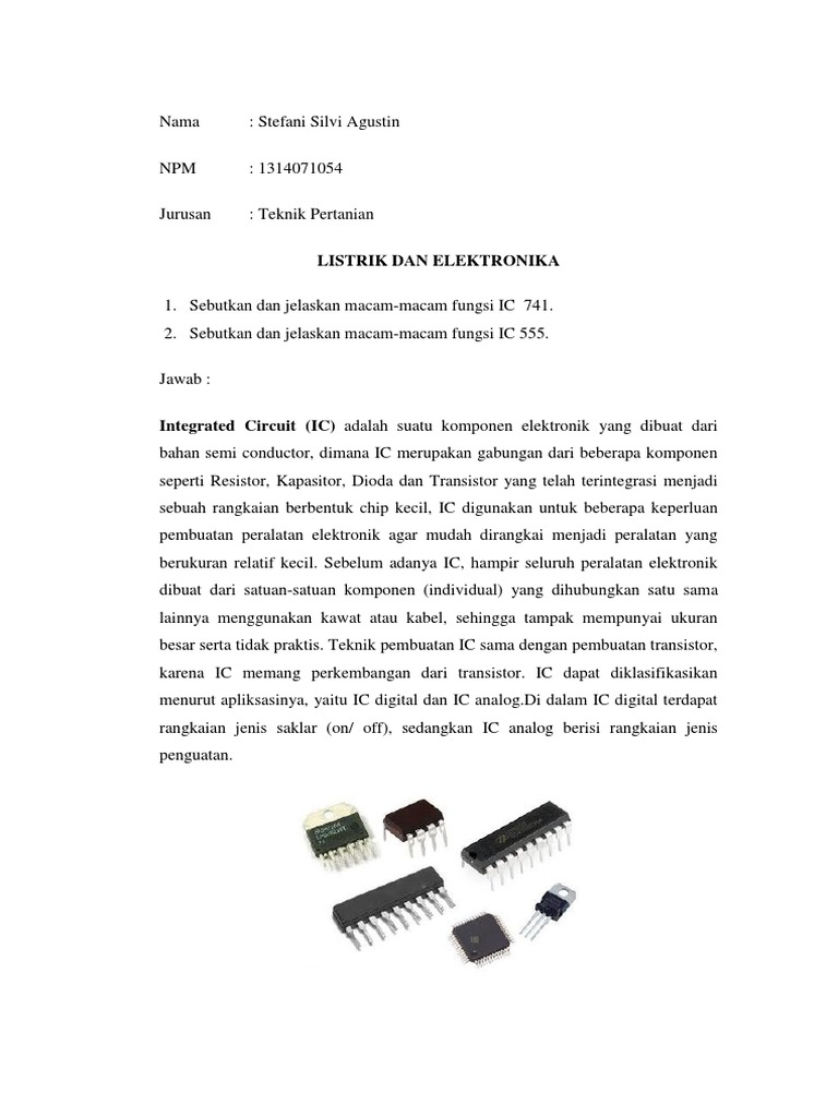 Tugas Ic Print | PDF
