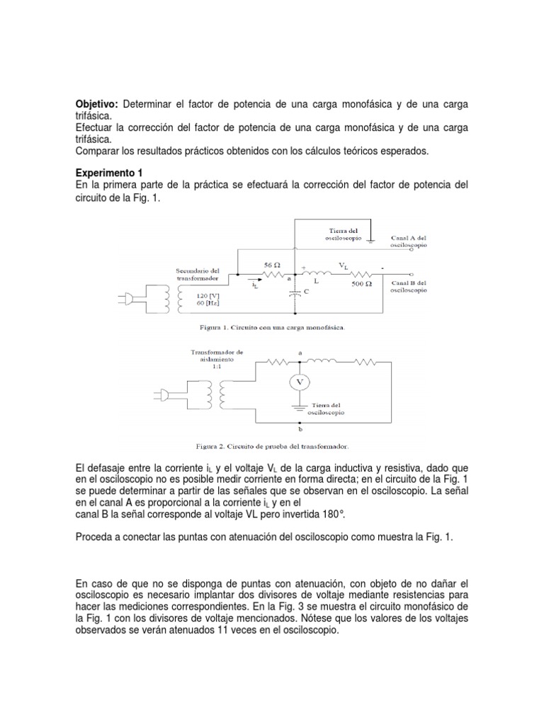 Practica5 Analisis de Circuitos Electricos FI UNAM | PDF | Energia electrica | Corriente eléctrica