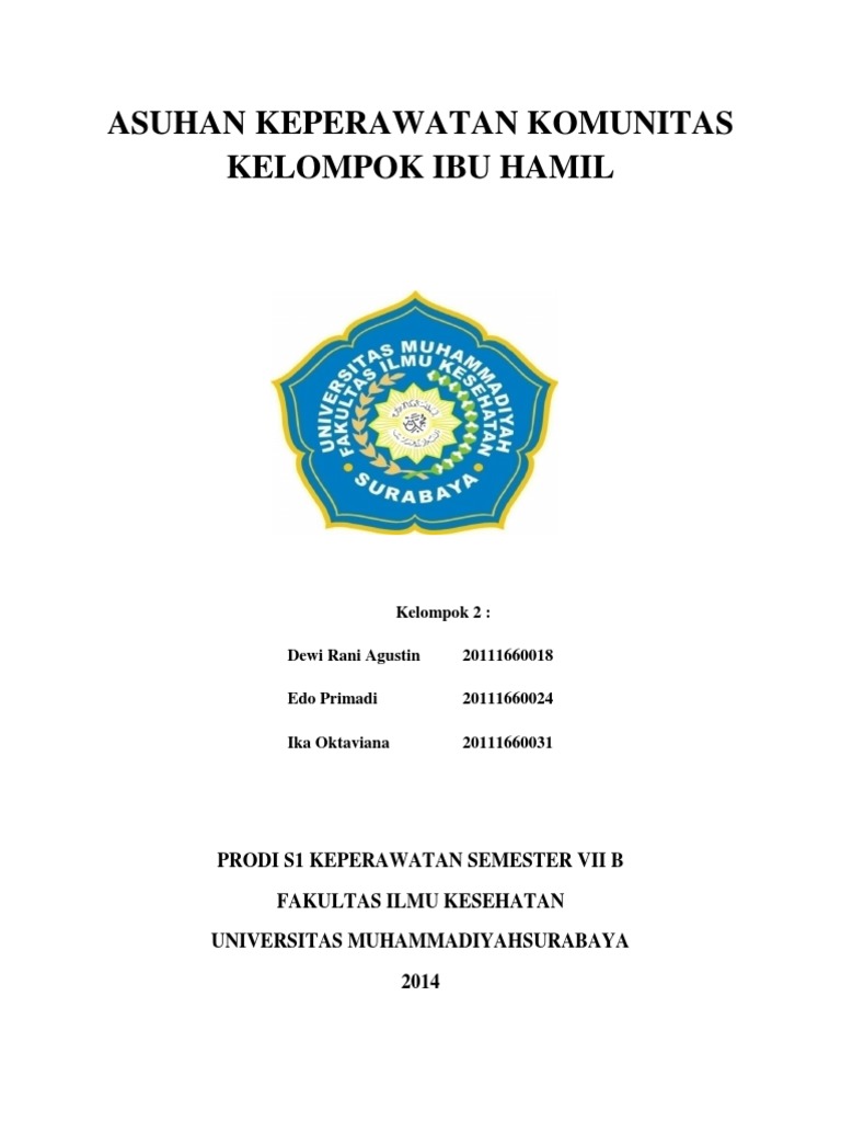 Asuhan Keperawatan Komunitas Kelompok Ibu Hamil | PDF