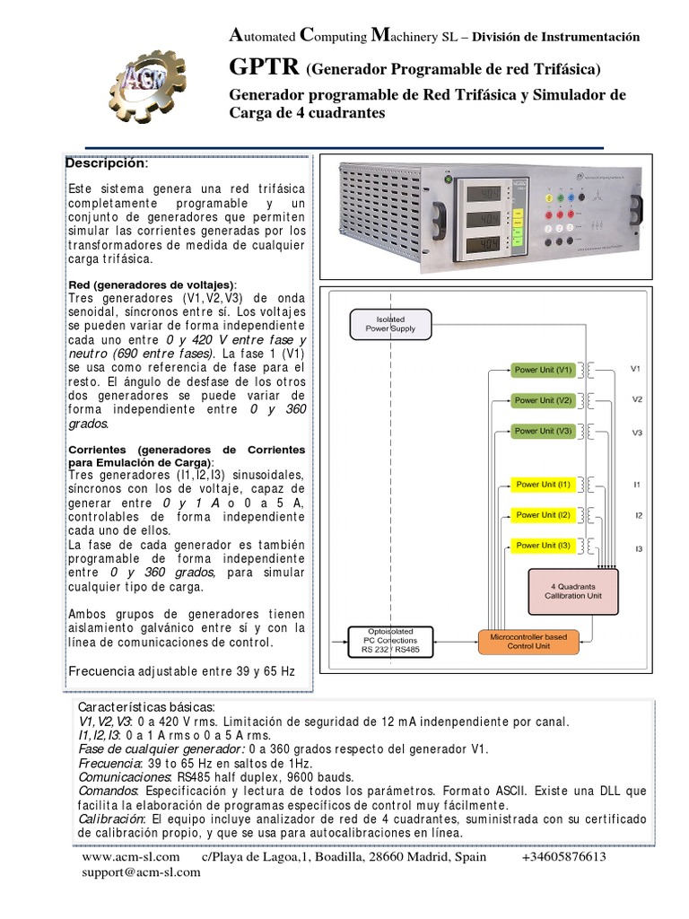 Folleto GPTR | PDF | Fase (ondas) | Programación de computadoras