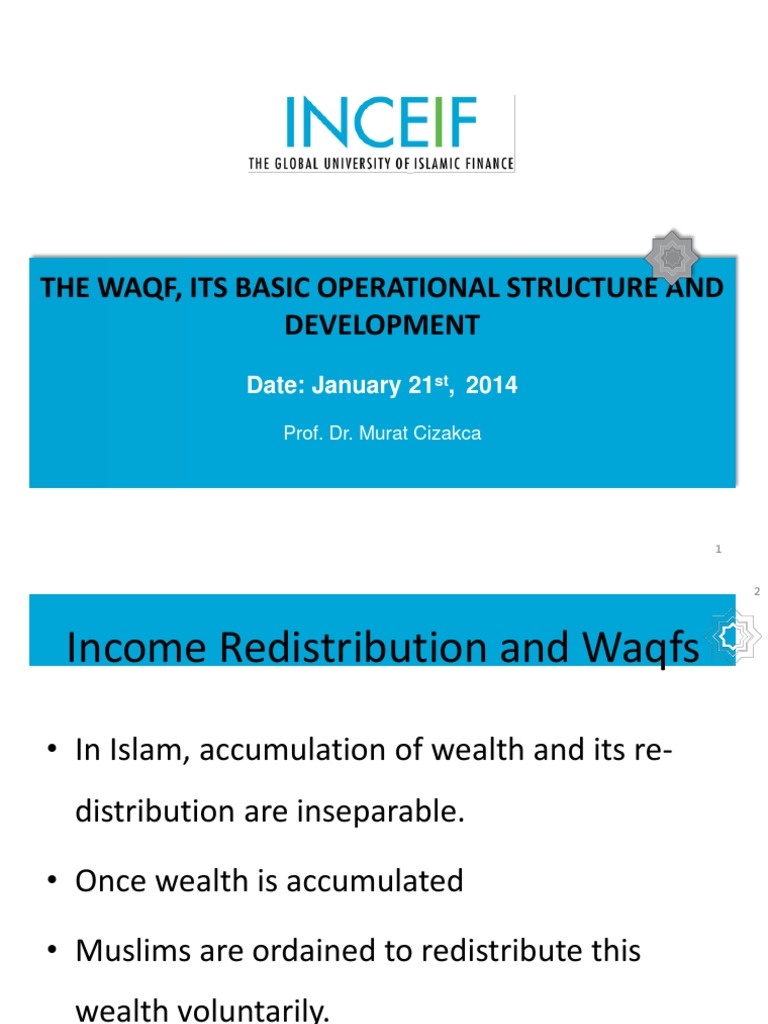 Understanding Waqf: Structure and Impact | PDF | Lease | Leasehold Estate