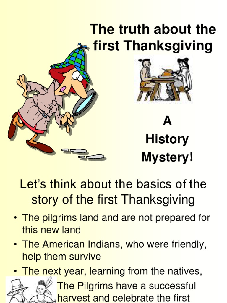 The Truth About Thanksgiving | PDF | Pilgrim Fathers