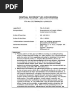 Second Appeal Format Under RTI2005 | PDF | Mail | Complaint