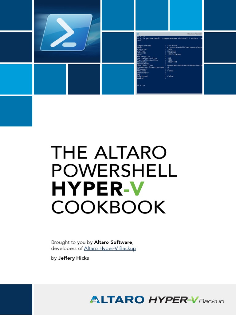Hyper-V PowerShell Cookbook Overview | PDF | Hyper V | Computer File