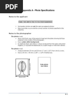 APPENDIX A - PHOTO SPECIFICATIONS-PNP NOMINEE - PR Application | PDF | Art | Self-Improvement