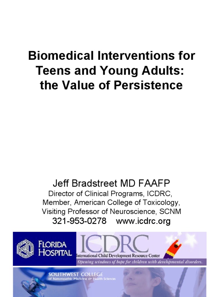 Biomedical Interventions For Teens and Young Adults: The Value of ...