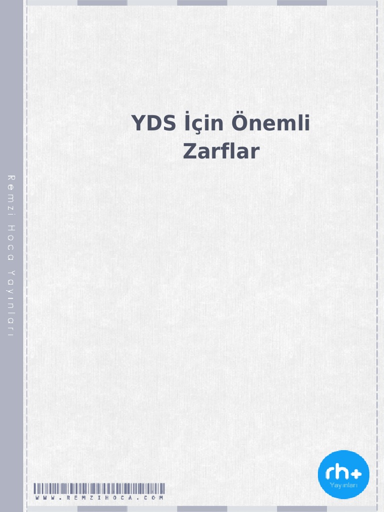 Yds Icin Onemli Zarflar | PDF