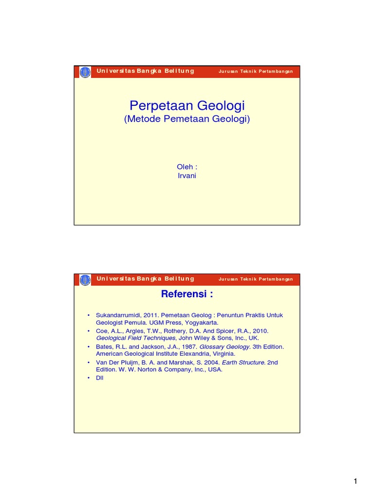 Metode Pemetaan Geologi Pdf