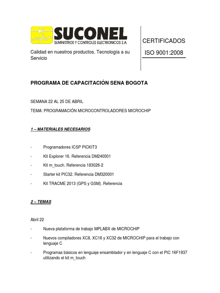 Presentación Electrónica Microcontrolada | PDF | Microcontrolador Pic | Microcontrolador