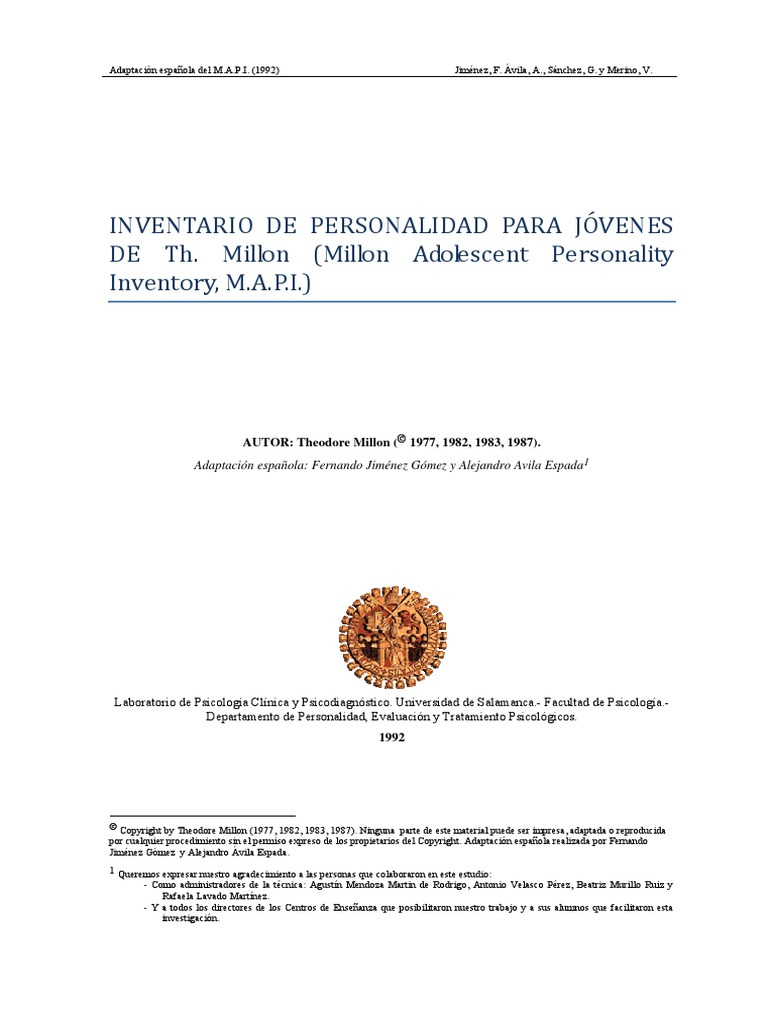 Adaptacion Mapi o Maci | PDF