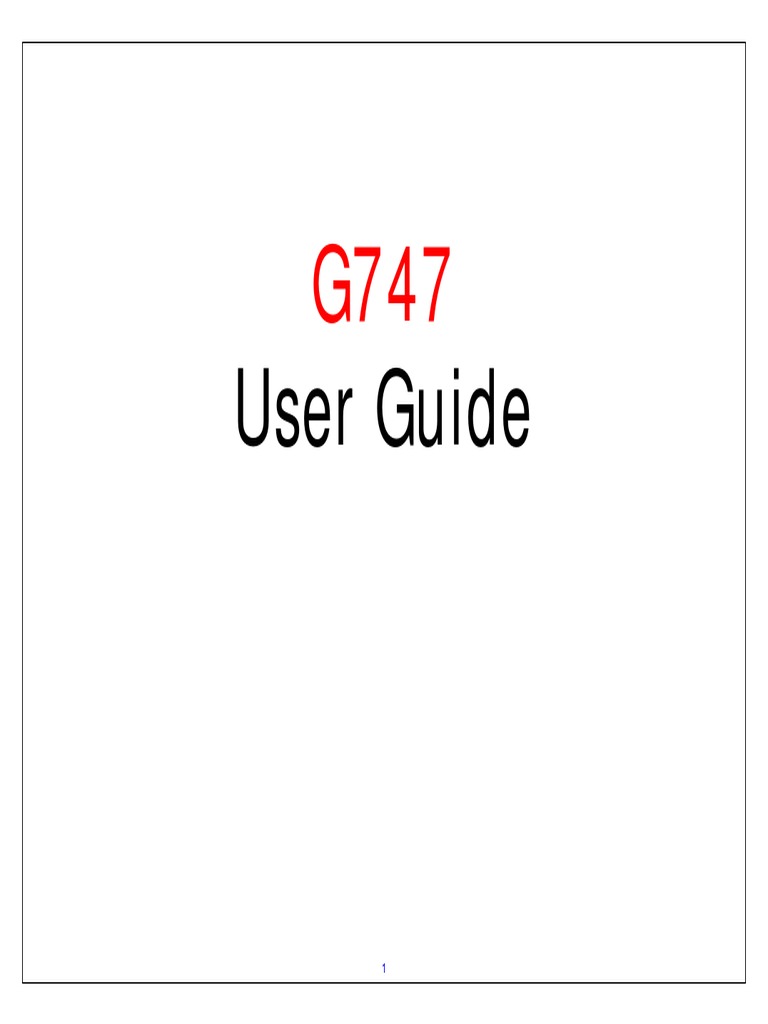 Approved G747 User Manual | PDF | Subscriber Identity Module | Personal ...