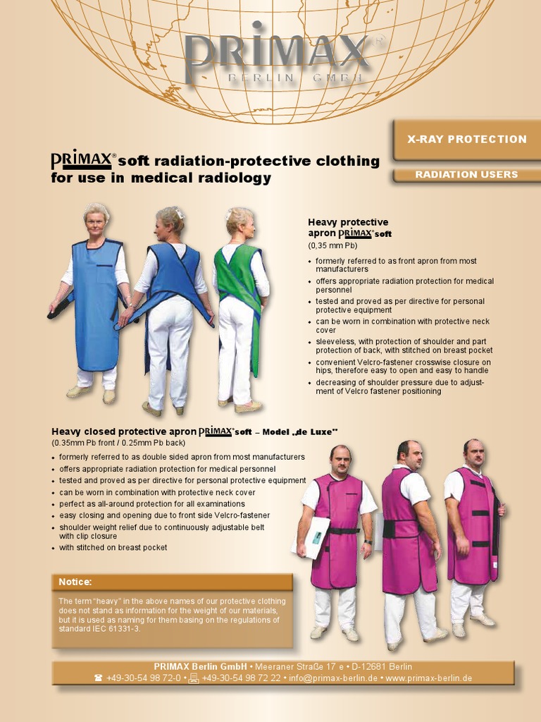 Radiation-Protective Clothing For Use in Medical Radiology | PDF ...