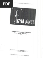 Gym Jones Mass Gain Training Plan | PDF | Recreation | Physical Exercise