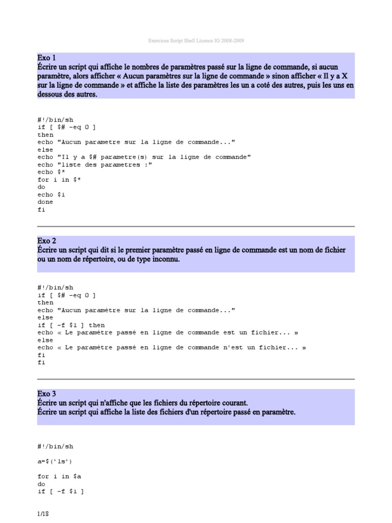 TD Shell | PDF | Interface en ligne de commande | Logiciel système