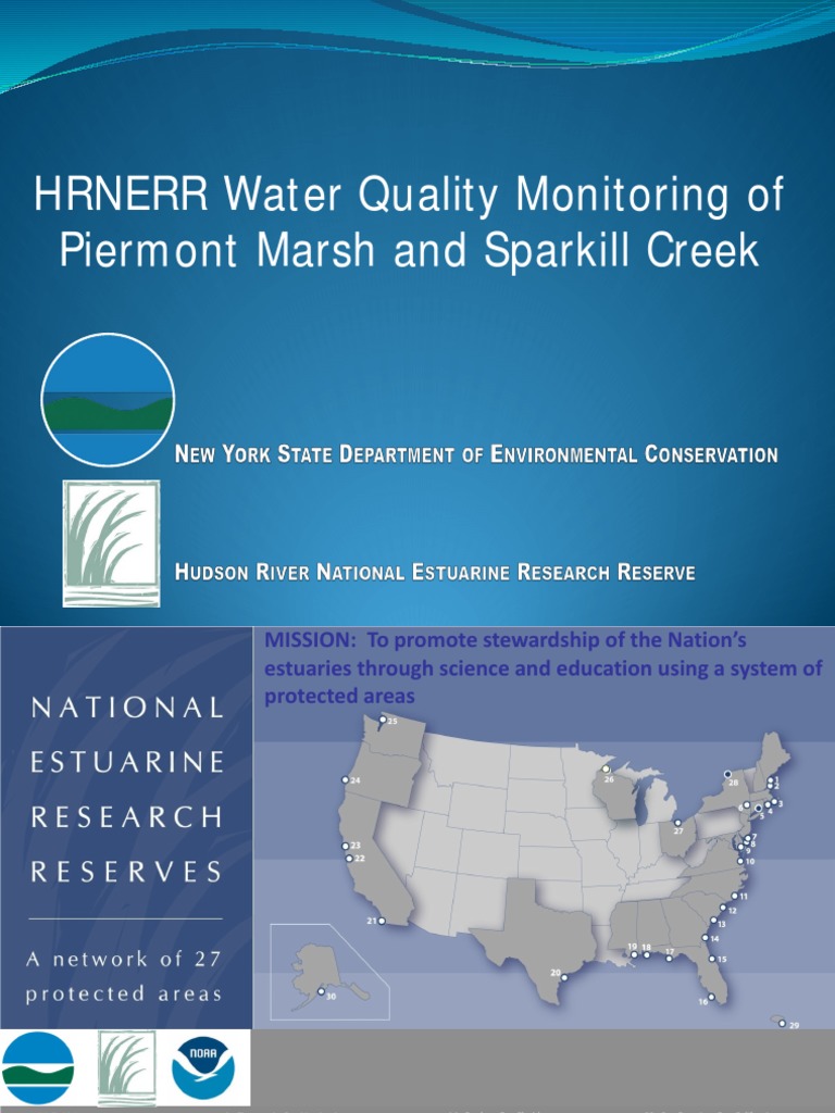 Water Quality Monitoring in Piermont Marsh | PDF | Technology & Engineering