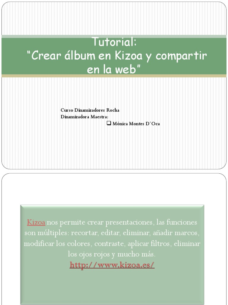 Tutorial Kizoa | PDF | Blog | Informática