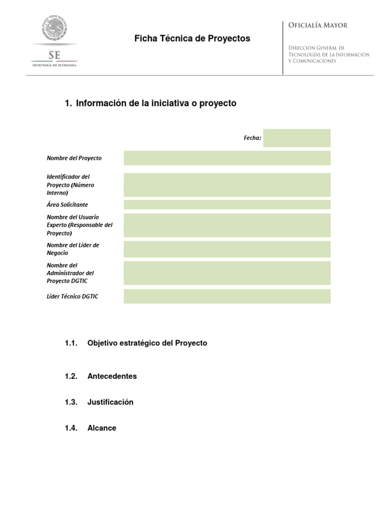 Ejemplo Ficha de Proyectos.pdf | Gobierno E | Tecnología de información ... Ejemplo Ficha de Proyectos.pdf | Gobierno E | Tecnología de información ...