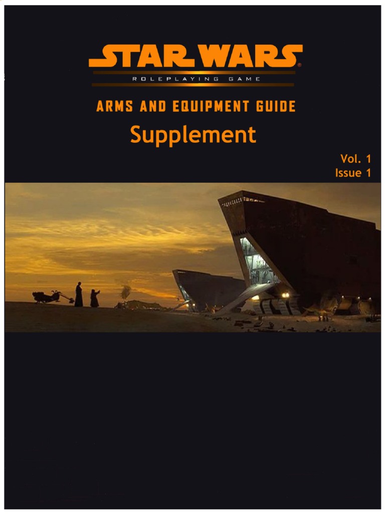 Star Wars RPG D20 - Arms and Equipment Guide Supplement - Volume 1 ...