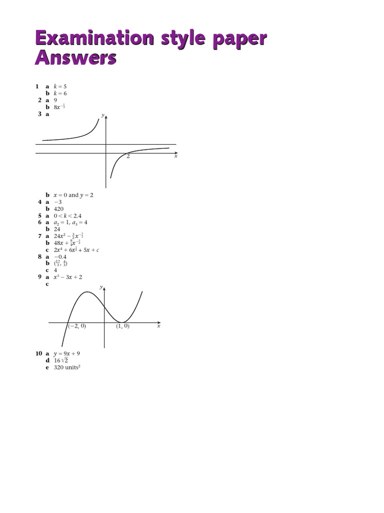 Exam-Style Paper Answers | PDF | Teaching Methods & Materials