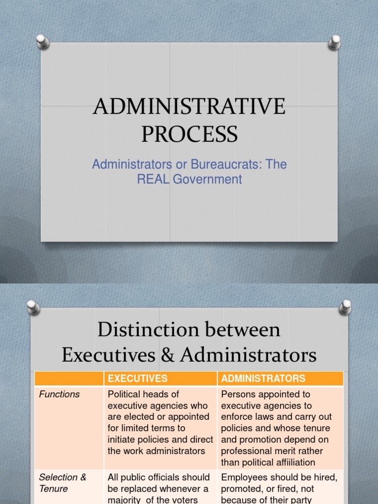 Administrative Process | PDF | Civil Service | Employment